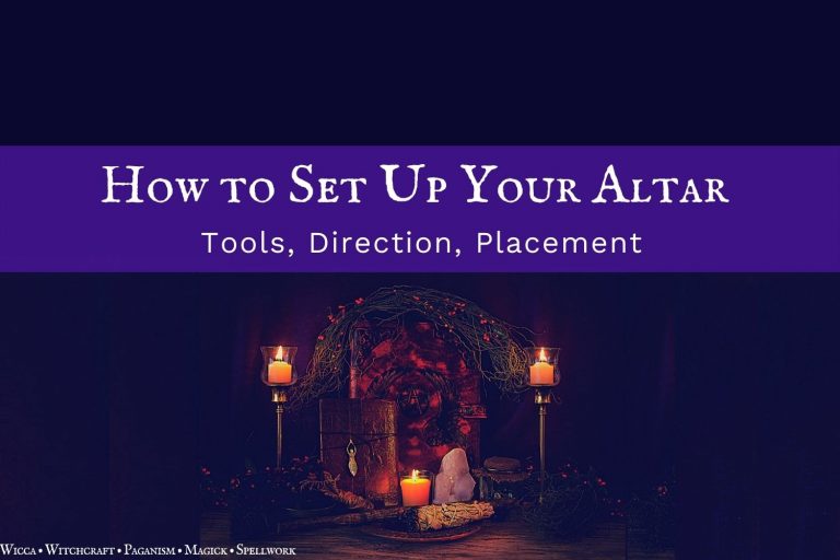 Basic Altar Setup: How To Set Up Your First Witch Altar · Wiccan Gathering